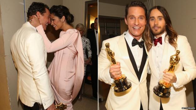 In pictures: Oscar celebrations - BBC News