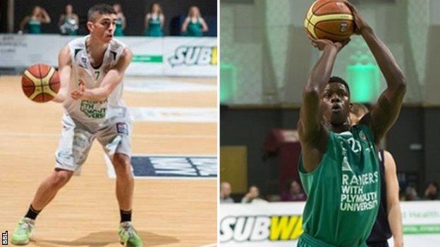Plymouth Raiders re-sign Nick George and Louis Sayers - BBC Sport