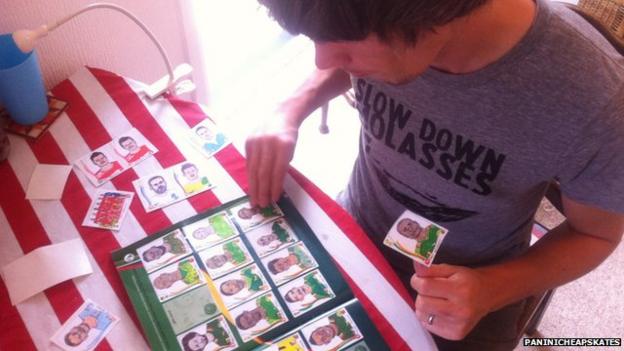 World Cup 2014: 'Panini Cheapskates' draw last stickers - BBC News