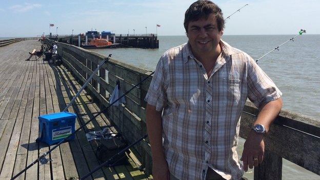 Mediterranean anchovies caught in North Sea at Walton Pier - BBC News