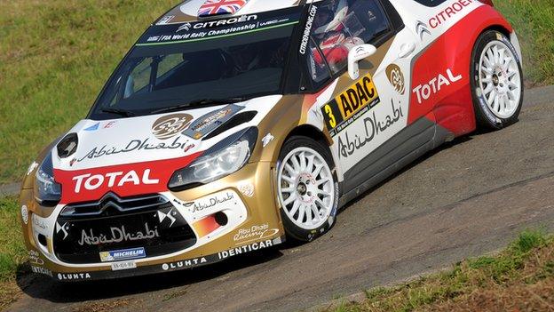 Kris Meeke moves up three places to take 19th in Spain - BBC Sport