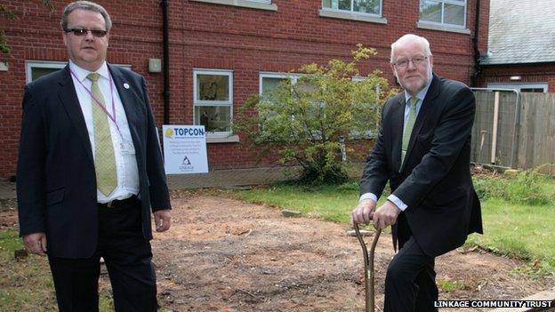 Work starts on physical disability wing at Linkage College - BBC News