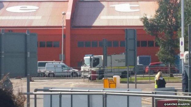 Luton Airport suspect package destroyed in controlled explosion - BBC News