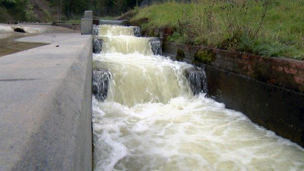 Catrine hydro scheme harnesses 18th century technology - BBC News