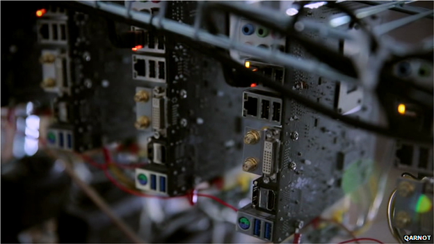 Heating buildings using computers - BBC News