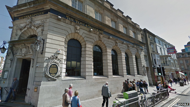 See the pubs that were converted from old bank branches - BBC News