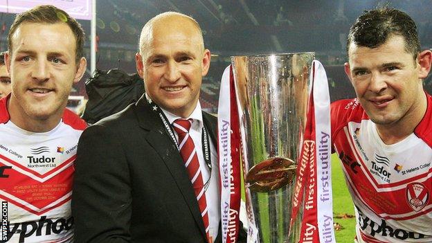 St Helens: Nathan Brown says Australia return reason for exit - BBC Sport