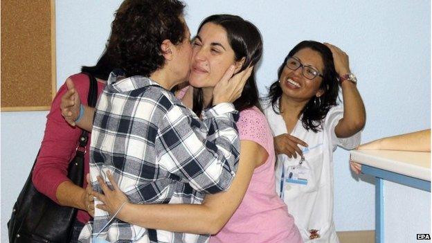 Ebola: Cured Spanish nurse Teresa Romero recounts illness - BBC News