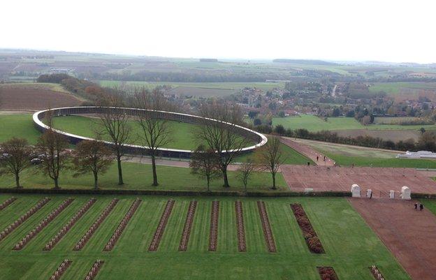 New French WWI memorial focuses on individuals, not nations - BBC News