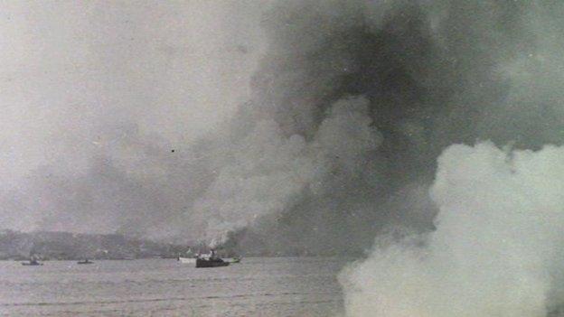 World War One Halifax explosion: Unseen pictures revealed - BBC News