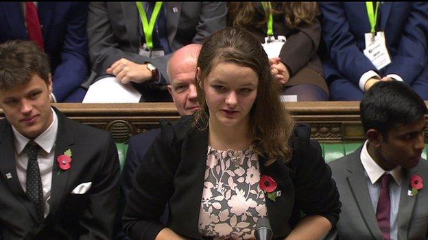 UK Youth Parliament stages annual Commons debate - BBC News
