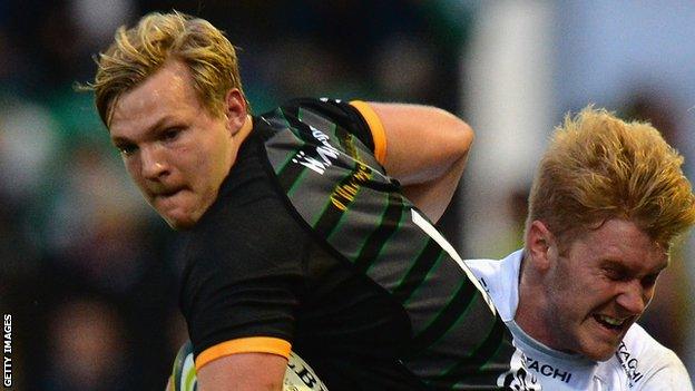 Northampton Saints: Tom Stephenson in awe of stars - BBC Sport