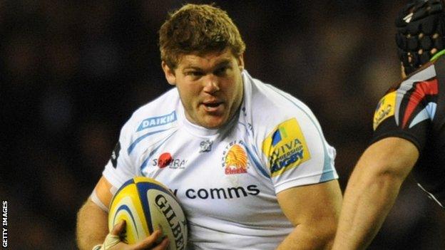 Exeter prop Alex Brown is loaned to Plymouth Albion - BBC Sport