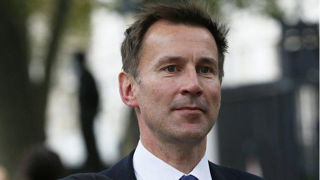 Jeremy Hunt took children to A&E rather than wait for GP - BBC News