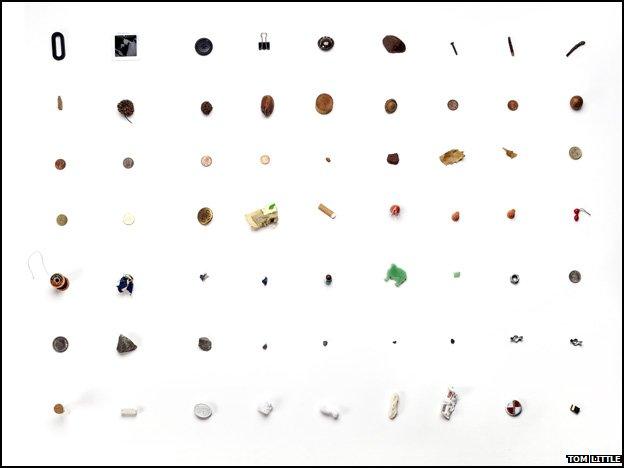 Art made from baby's chewed objects - BBC News