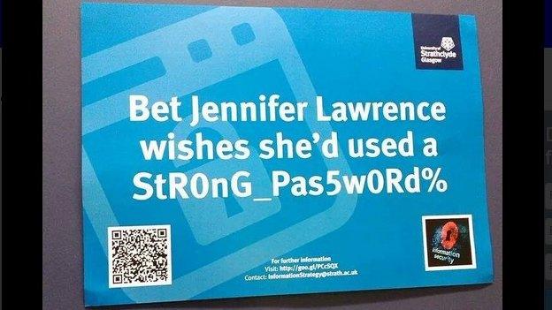 Strathclyde University drops Jennifer Lawrence 'jibe' poster - BBC News