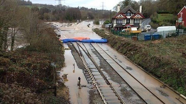 Half of South West rail lines at 'flooding risk from climate change ...