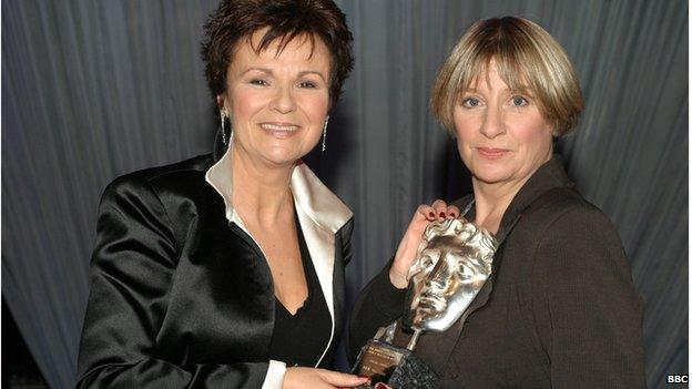 Julie Walters is happy if Mrs Overall becomes legacy - BBC News