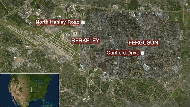 St Louis unrest after police killing of teenager - BBC News