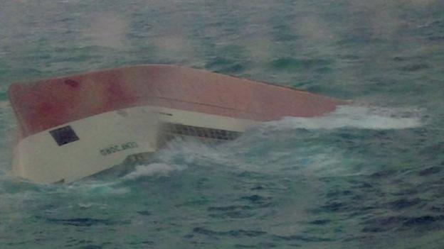 Wreck of Cemfjord cargo ship found - BBC News