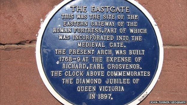 Work begins to restore Chester's historic Eastgate clock - BBC News