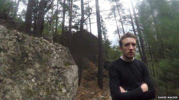 David Mackie: How did stranded student survive? - BBC News