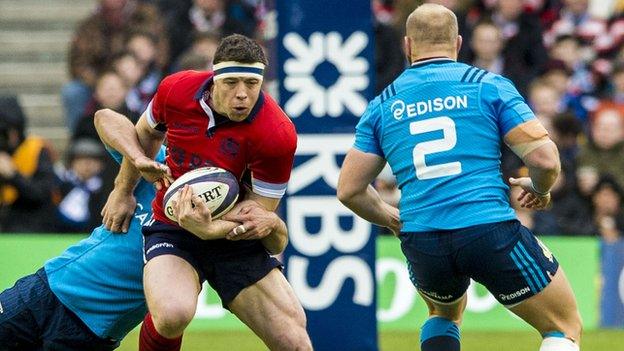 Scotland's Al Dickinson aggrieved by scrum refereeing - BBC Sport