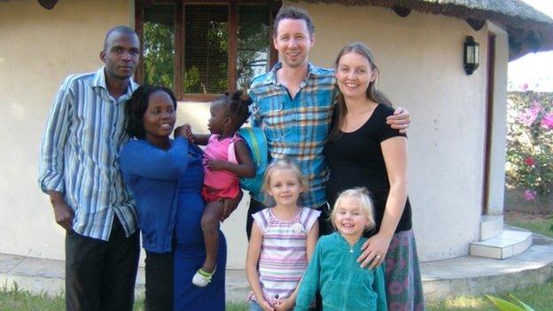 Farmborough family in Mozambique foster home move - BBC News