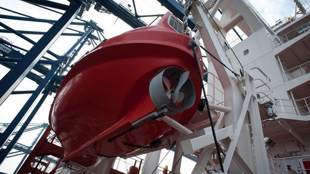 On board the world's biggest ship - BBC News
