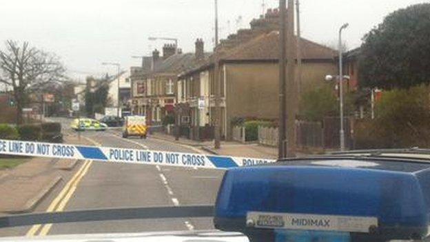 Southend and Cambridge fans fight broken up with CS spray - BBC News