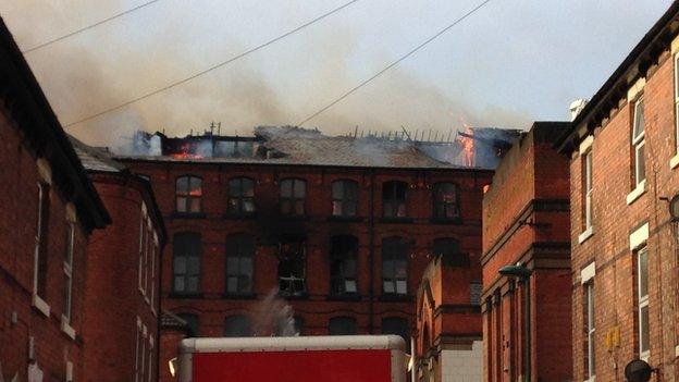 Nottingham factory fire out after more than 10 days - BBC News