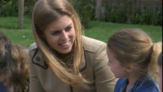 Royal opening for Reading garden created in memory of girl, 4 - BBC News