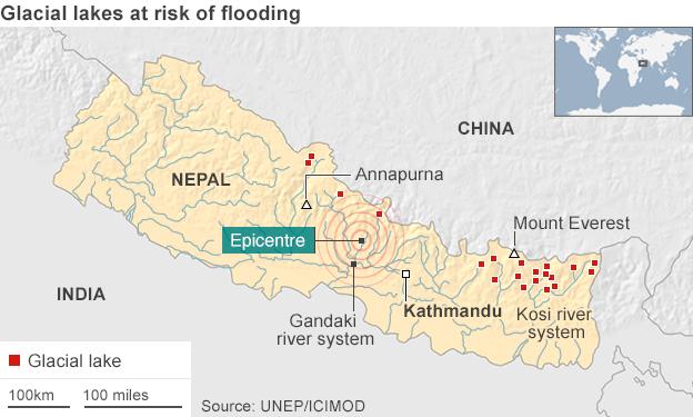 Landslide fears after Nepal quakes - BBC News