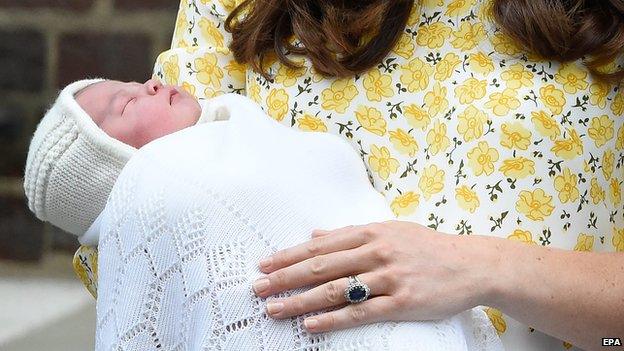 Royal baby: London gun salutes mark birth of princess - BBC News