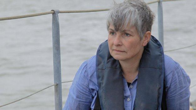 Artist Liz Crow's austerity mud figures ground up - BBC News