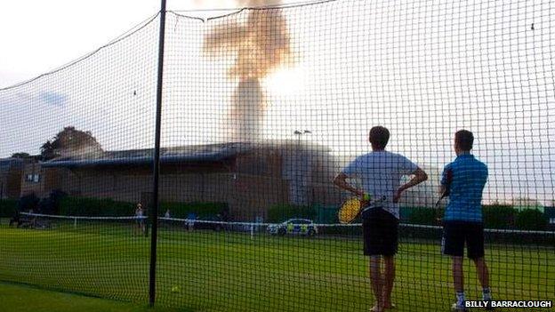 Magdalen College School stays open to pupils after fire - BBC News