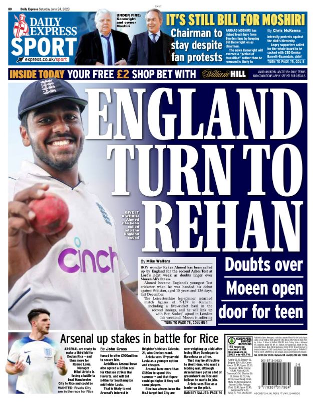Saturday's back pages - BBC Sport