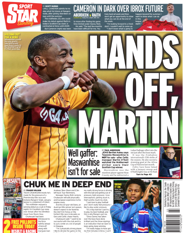 Scottish gossip: Graham, Fofana, Wilson, Bannan, Maswanhise ...