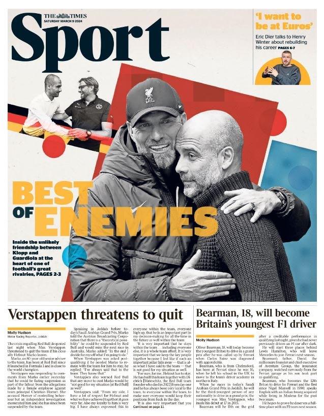 Saturday's back pages - BBC Sport