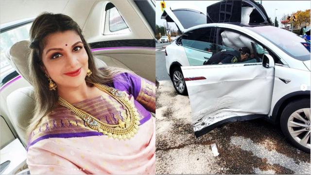 కెనడాలో హీరోయిన్ రంభ కారుకు యాక్సిడెంట్.. కుమార్తెకు గాయాలు - BBC News ...