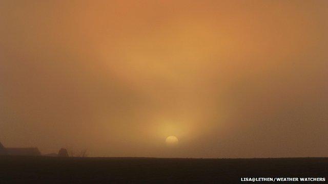 Gallery: One foggy Tuesday morning - BBC Weather