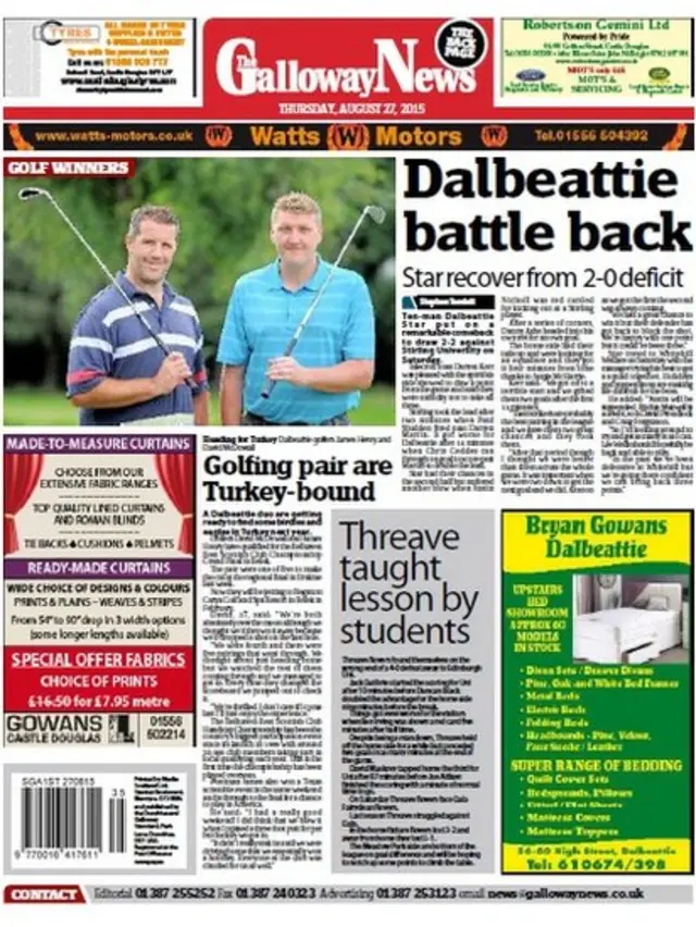 South of Scotland Live: News, sport, weather and travel updates from ...