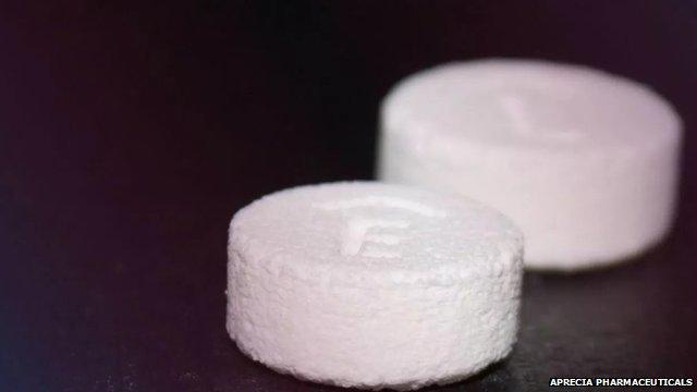 First 3D-printed pill approved by US authorities - BBC News