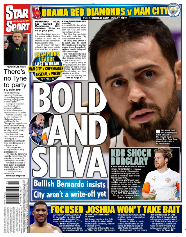Tuesday's back pages - BBC Sport