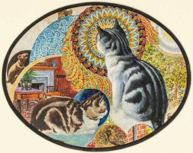 Pembrokeshire couple sells Louis Wain paintings found in skip for £ ...