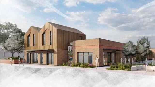 Dinnington high street buildings to be demolished and rebuilt - BBC News