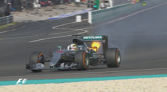 Lewis Hamilton retires with engine fire, Ricciardo wins in Malaysia ...