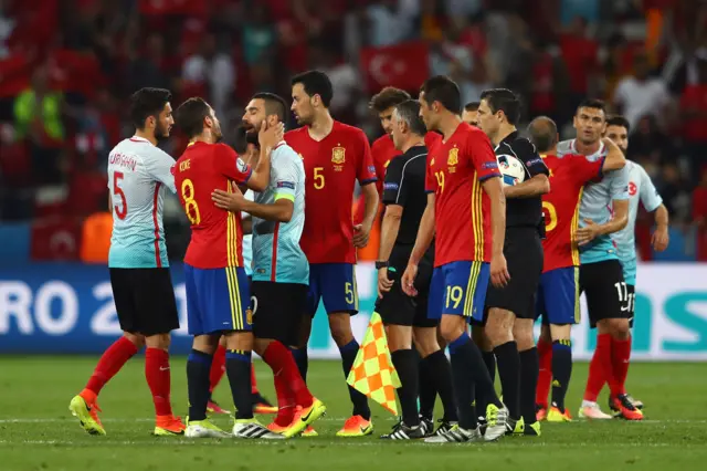 Euro 2016: Spain 3-0 Turkey - reaction - BBC Sport