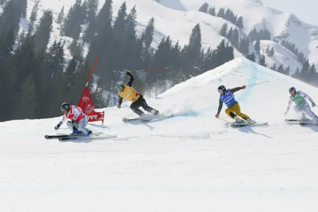 Freestyle Ski and Snowboarding World Championships: Ski Cross Finals ...