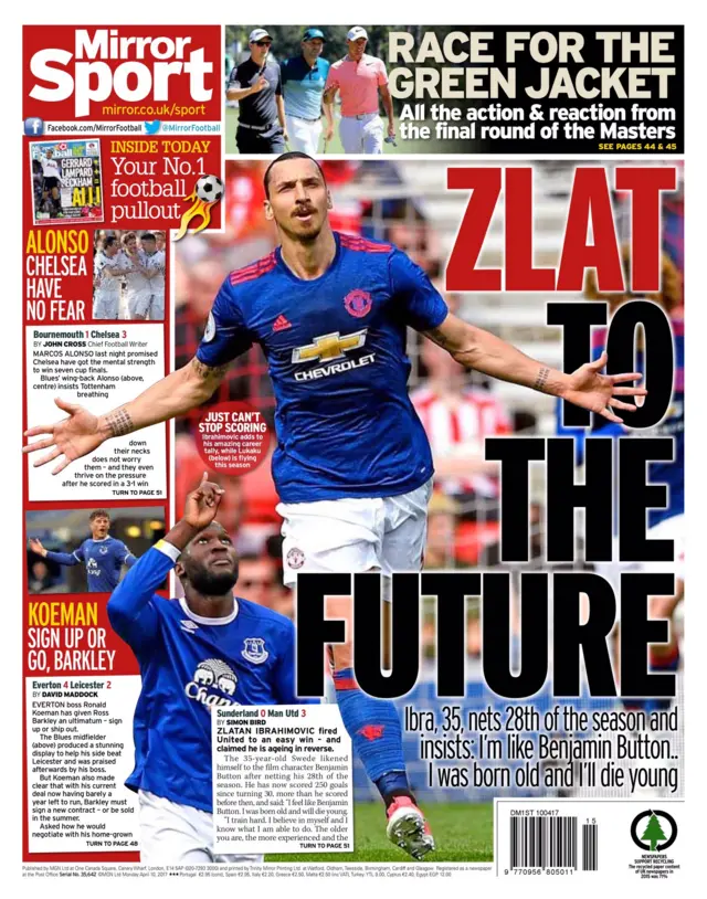 Premier League, Masters, Champions League, Manchester United, Everton ...